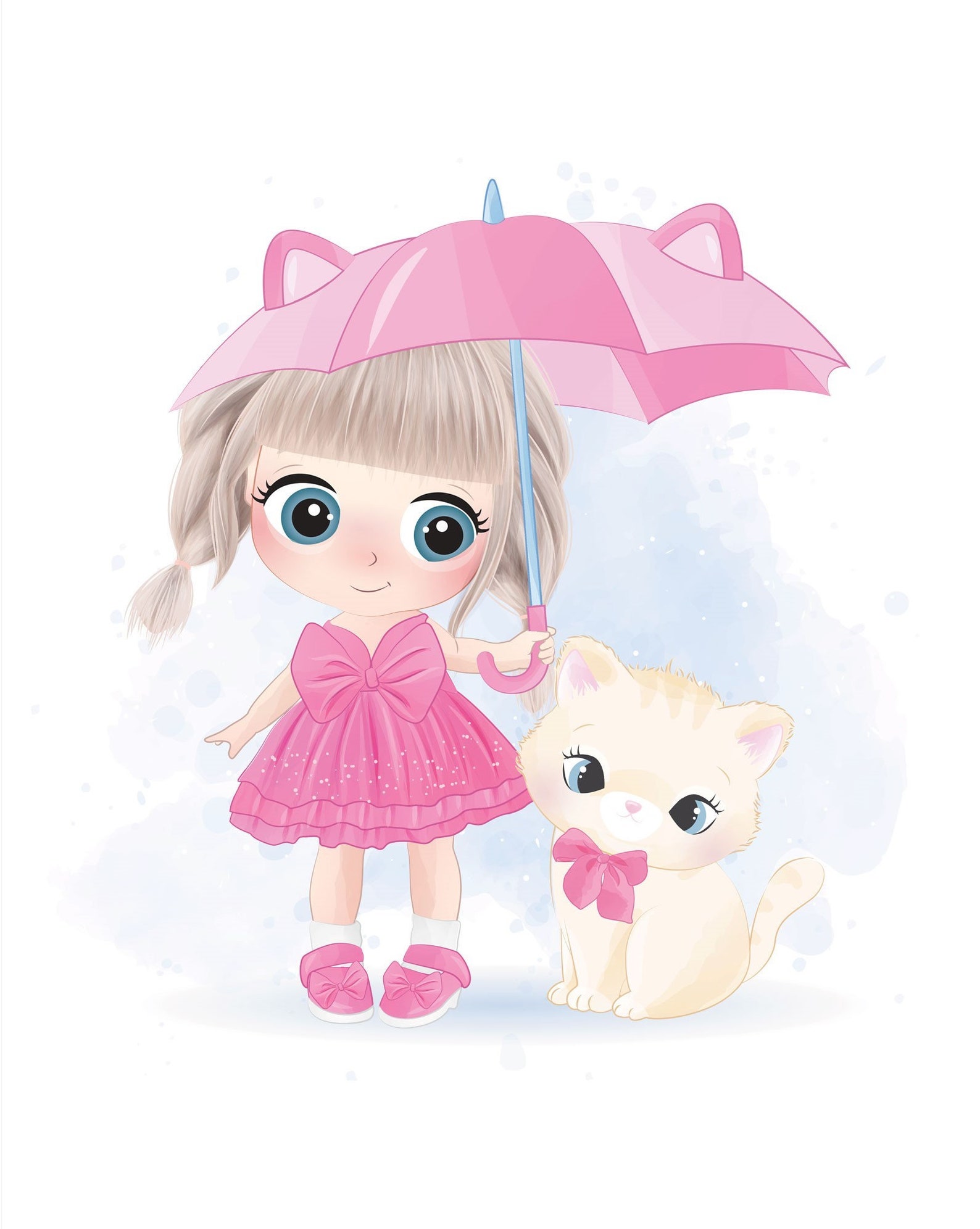 Baby Girl Quilt Panels Fabric Cute Quilt Fabric Bundle Baby - Etsy