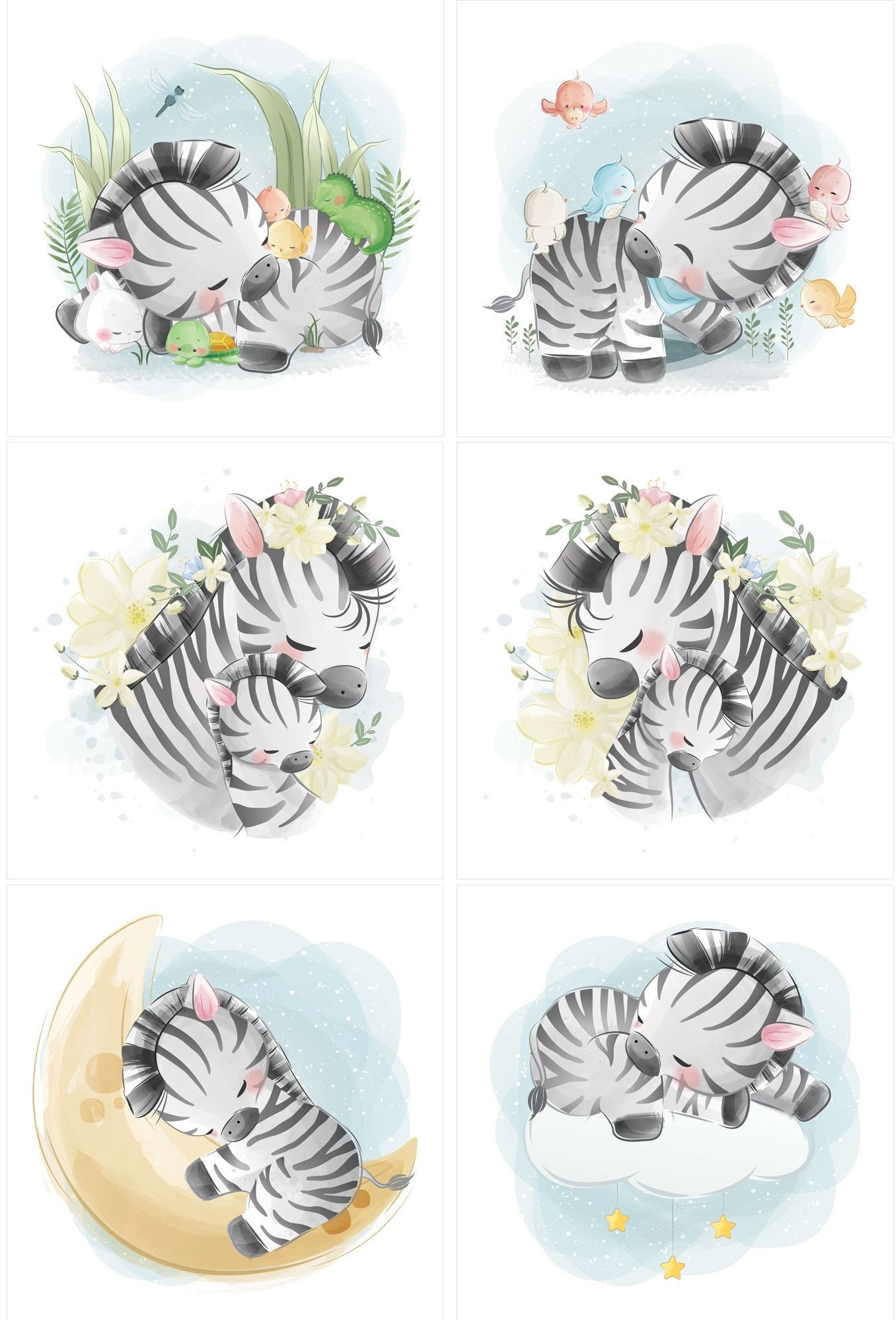 Zebra Print Fabrics Panels for Quilting Baby Quilt Fabric - Etsy