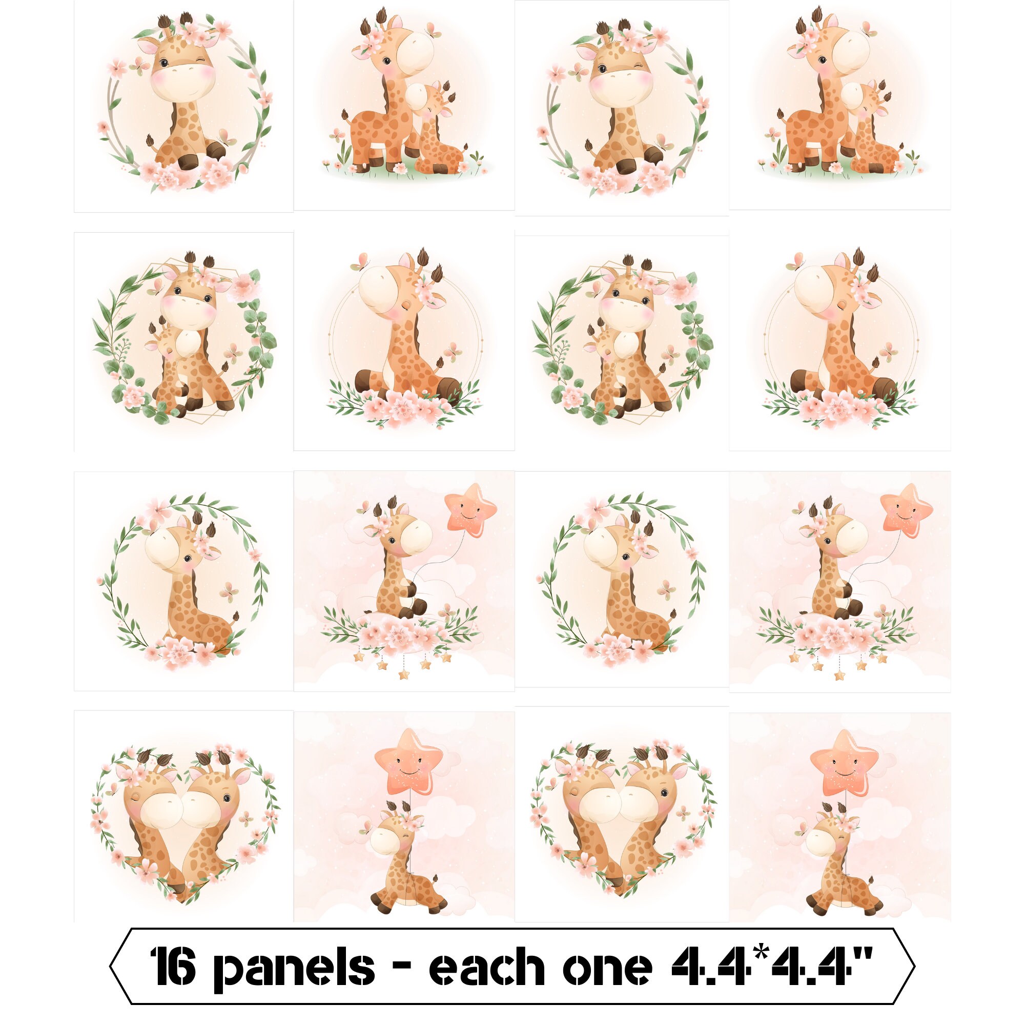 Giraffe Fabric Panels for Baby Quilts Animal Quilt Fabric - Etsy