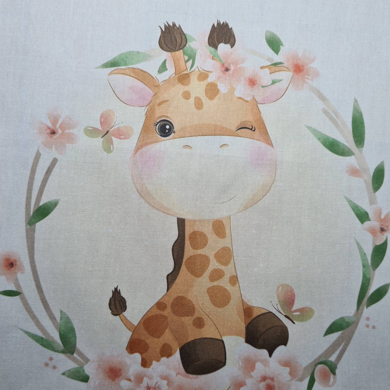 Giraffe Fabric Panels for Baby Quilts Animal Quilt Fabric | Etsy