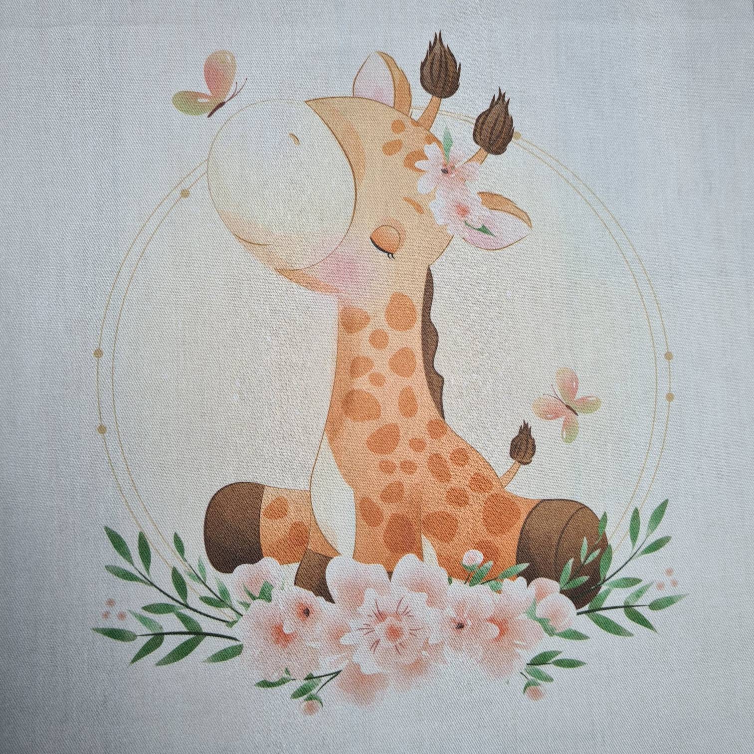 Giraffe Fabric Panel for Baby Quilts Baby Quilt Fabric - Etsy