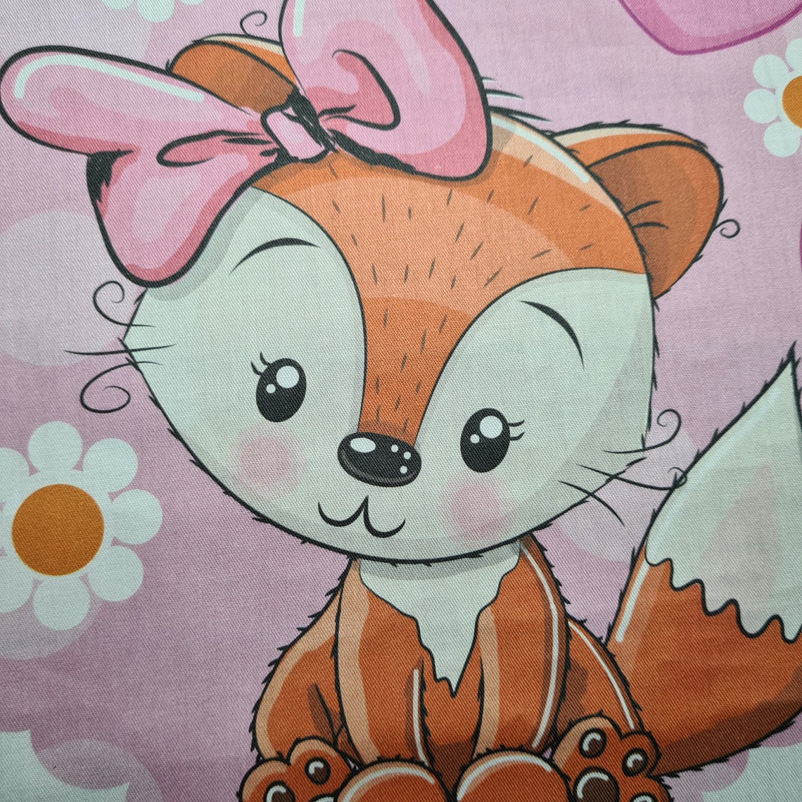 Baby Fox Fabric Panels Baby Quilt Panels Fabric Childrens - Etsy