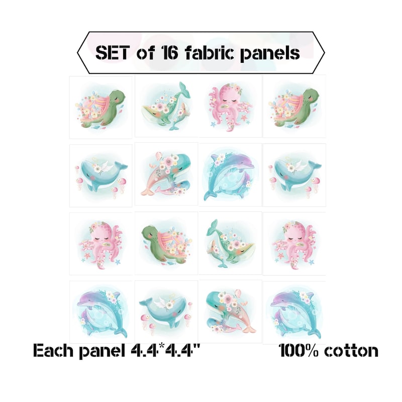 Cute Under the Sea Fabric - Etsy