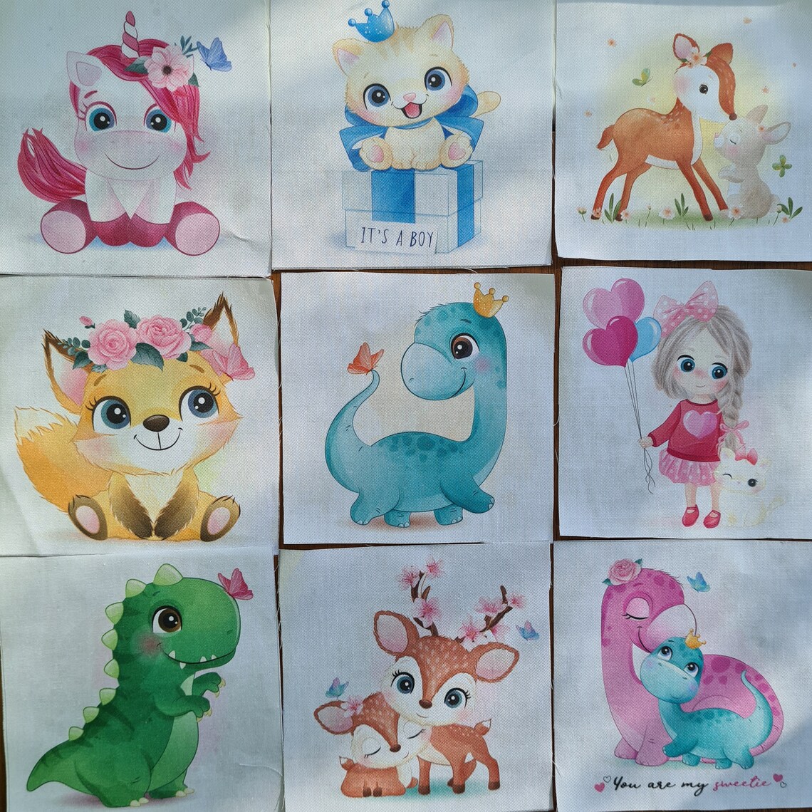 Baby Elefant Stoff Panel Baby Quilt Panels Stoff | Etsy