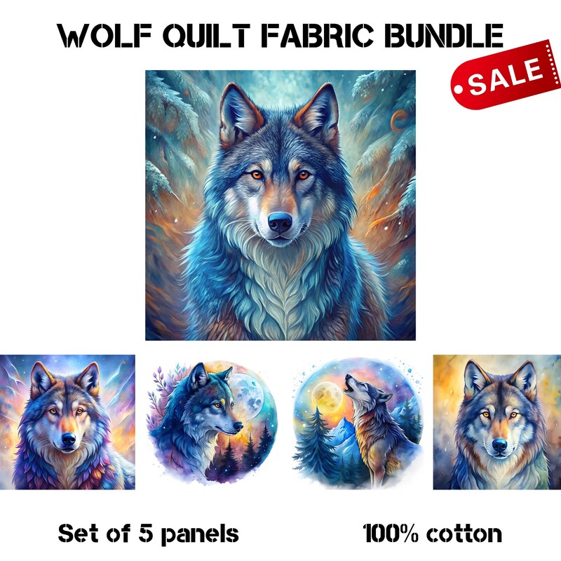 Wolf Quilt - Etsy