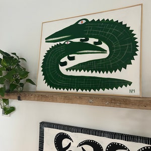 Two Snappy Friends. Acrylic Painting on Canvas. by Nancy Mckie ...