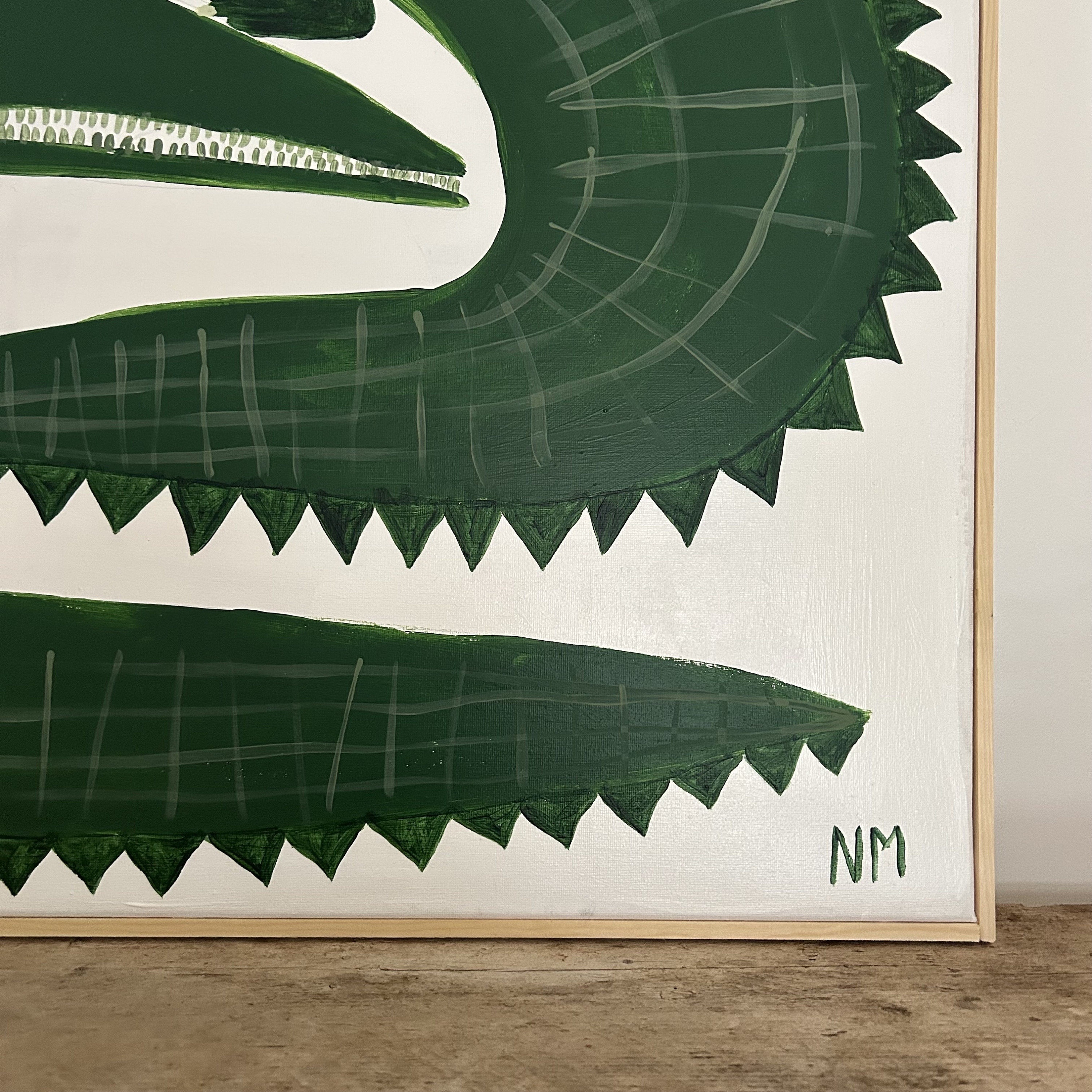 Two Snappy Friends. Acrylic Painting on Canvas. by Nancy Mckie ...