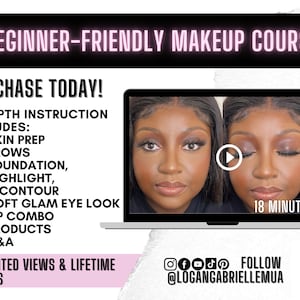 Soft Glam Makeup Course on Dark Skin | Taught by a Makeup Artist With ...
