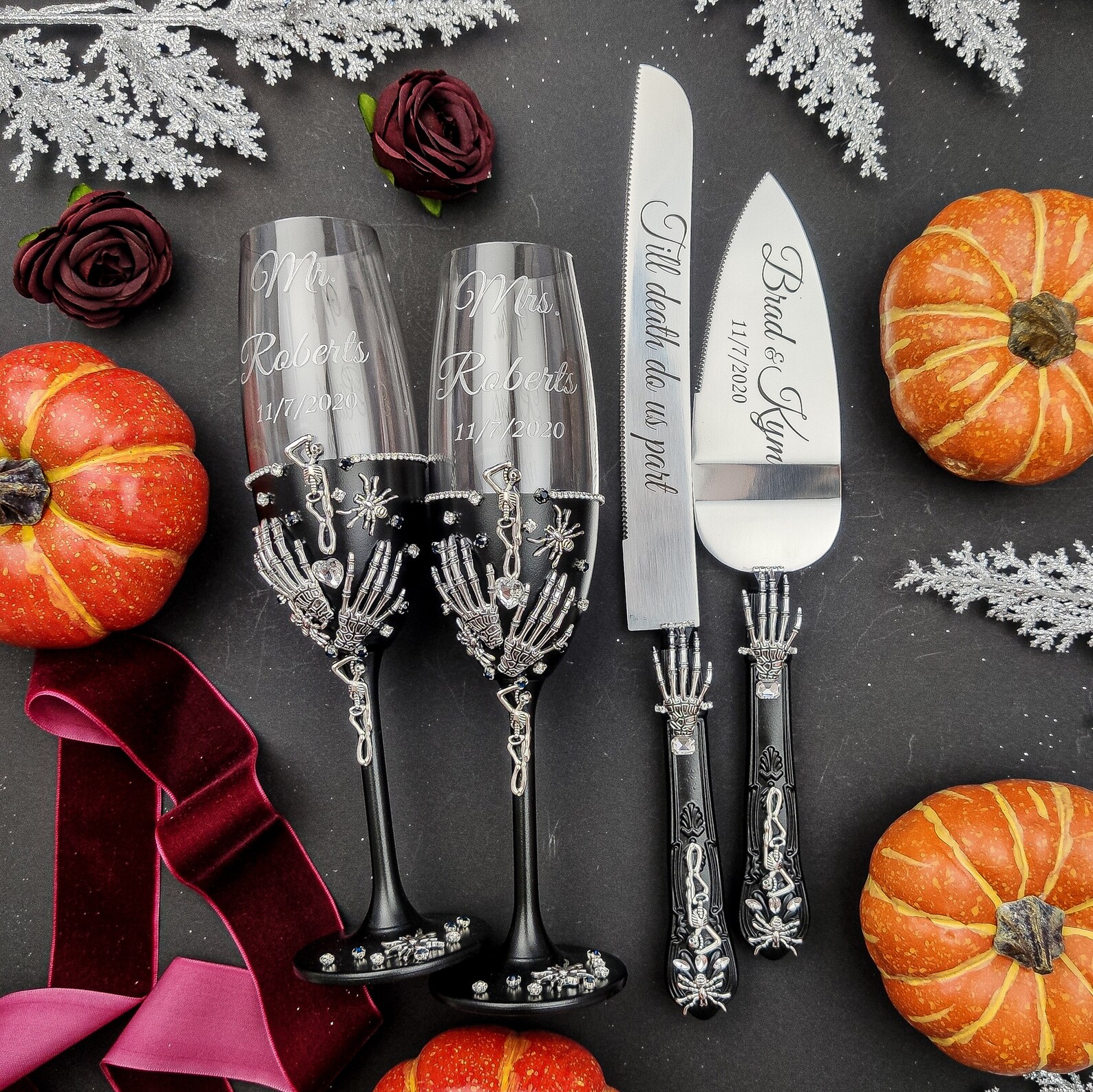 Gothic Wedding Gift Halloween Wedding Gift Goth Wedding Gift | Etsy