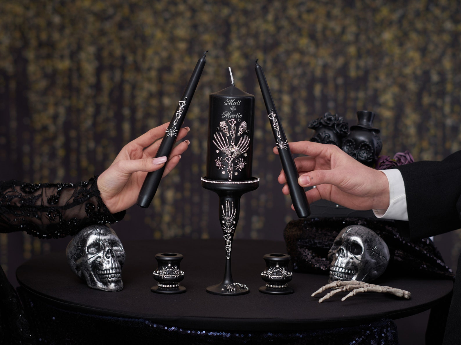 Ring Bearer Gothic, Skull Ring Bearer - Etsy