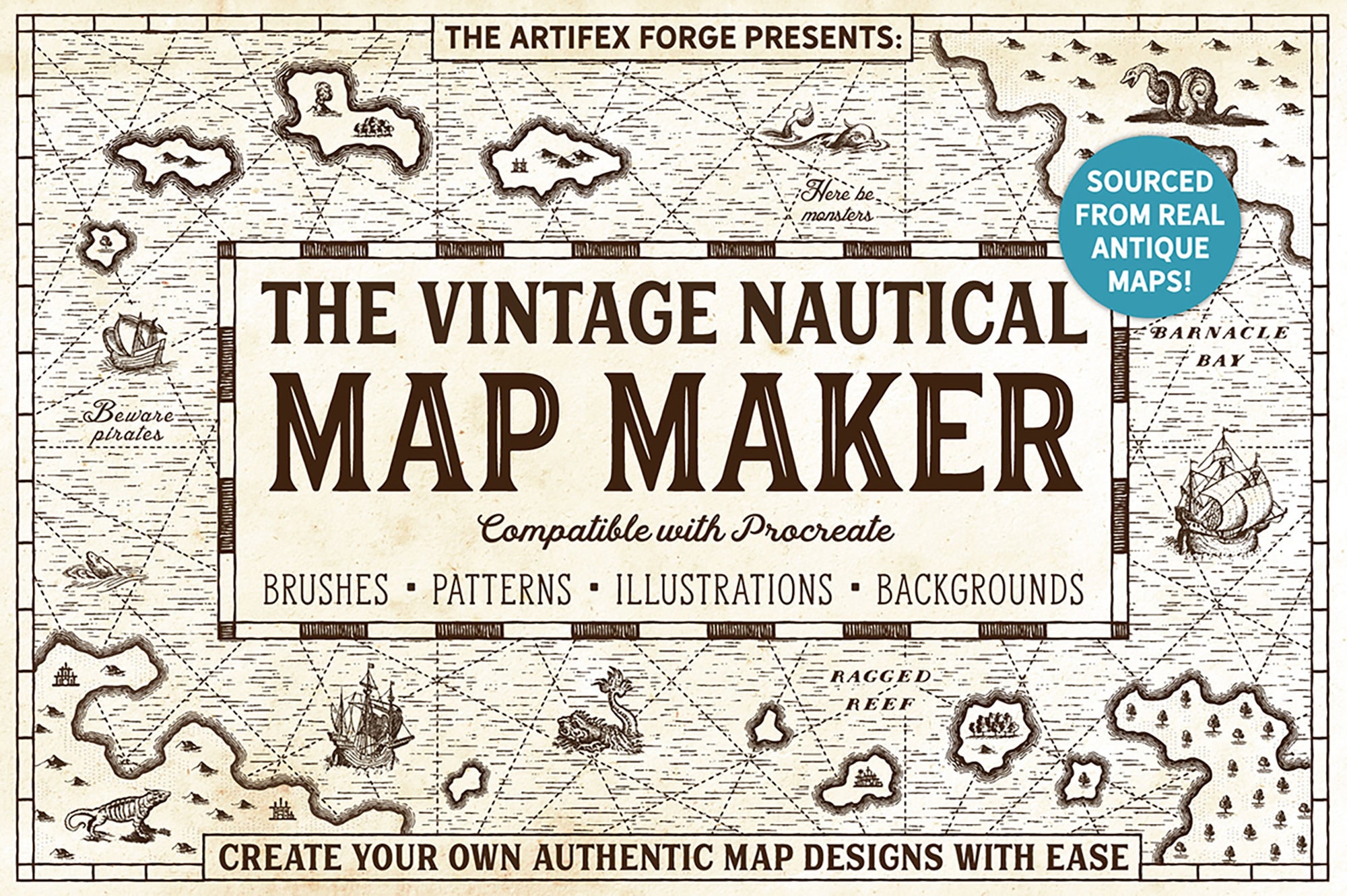 Vintage Nautical Font