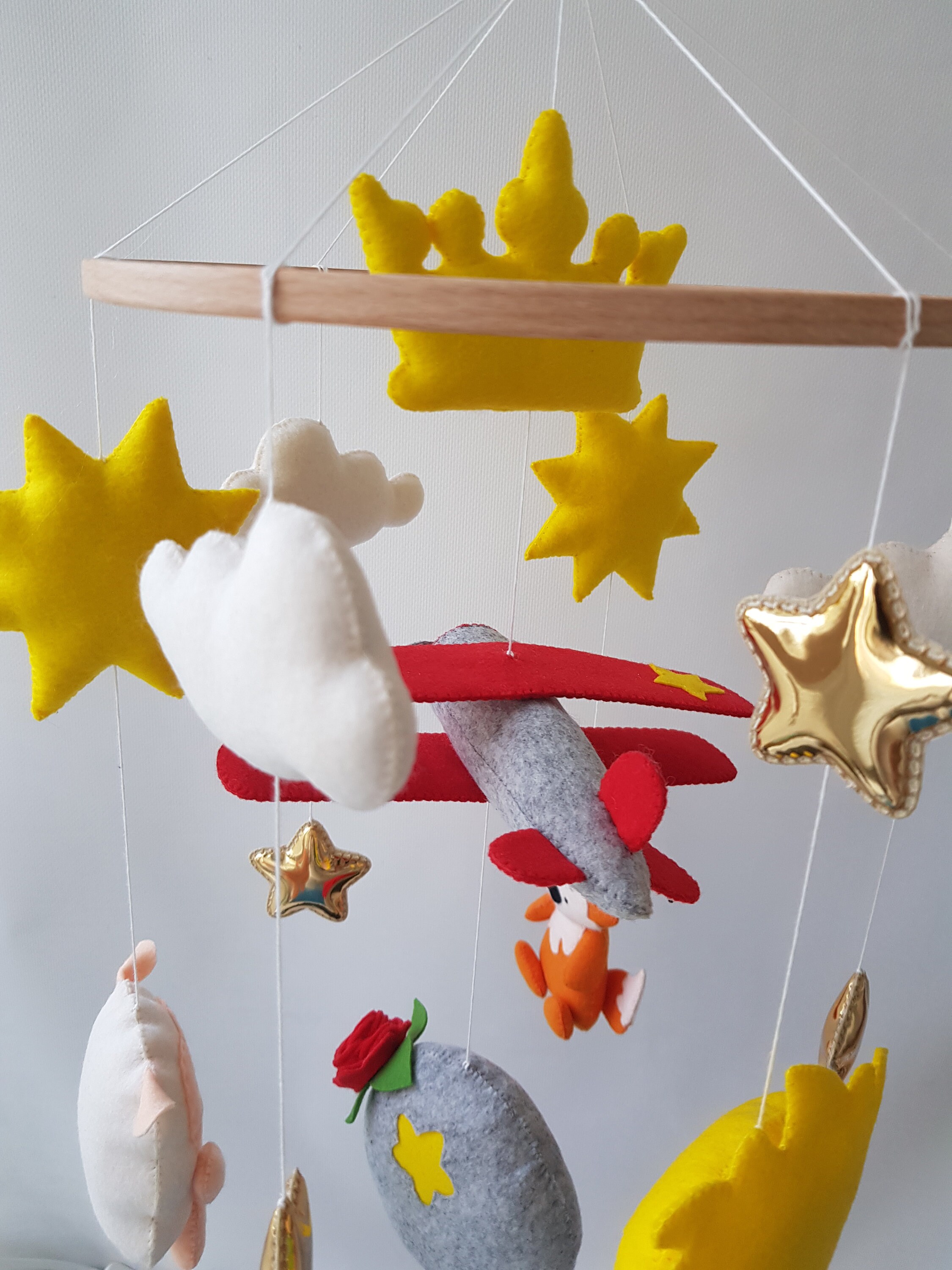 Baby Mobile the Little Prince Exupery Little Prince Little - Etsy