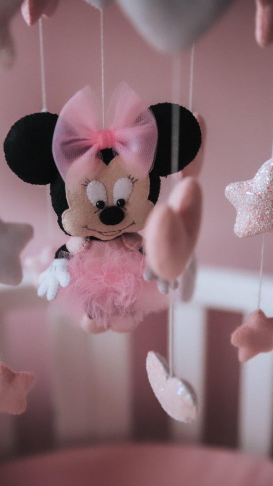 Minnie Mouse Mobile Baby Mobille Mause Minnie Mouse Baby Cot Baby ...