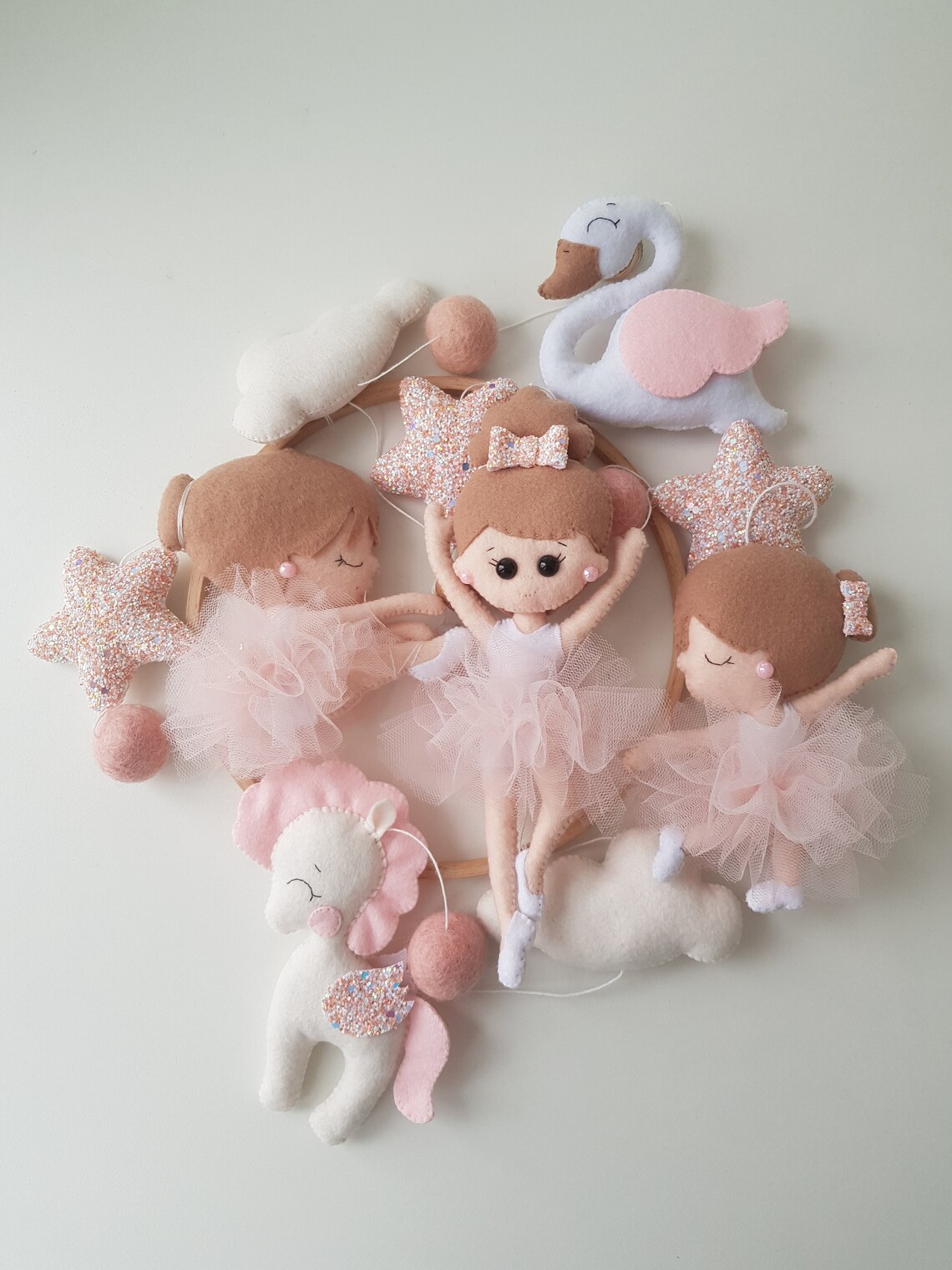 Nursery Mobile Fairy Crib Mobile Girl Baby Mobile Ballet - Etsy