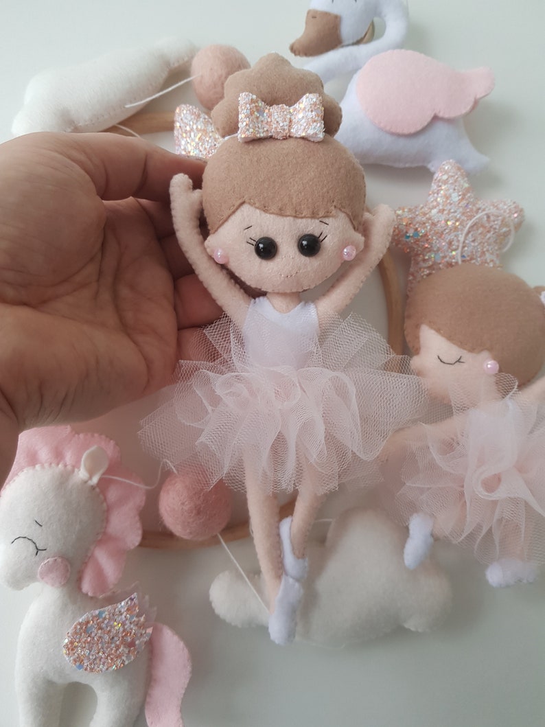 Nursery Mobile Fairy Crib Mobile Girl Baby Mobile Ballet - Etsy