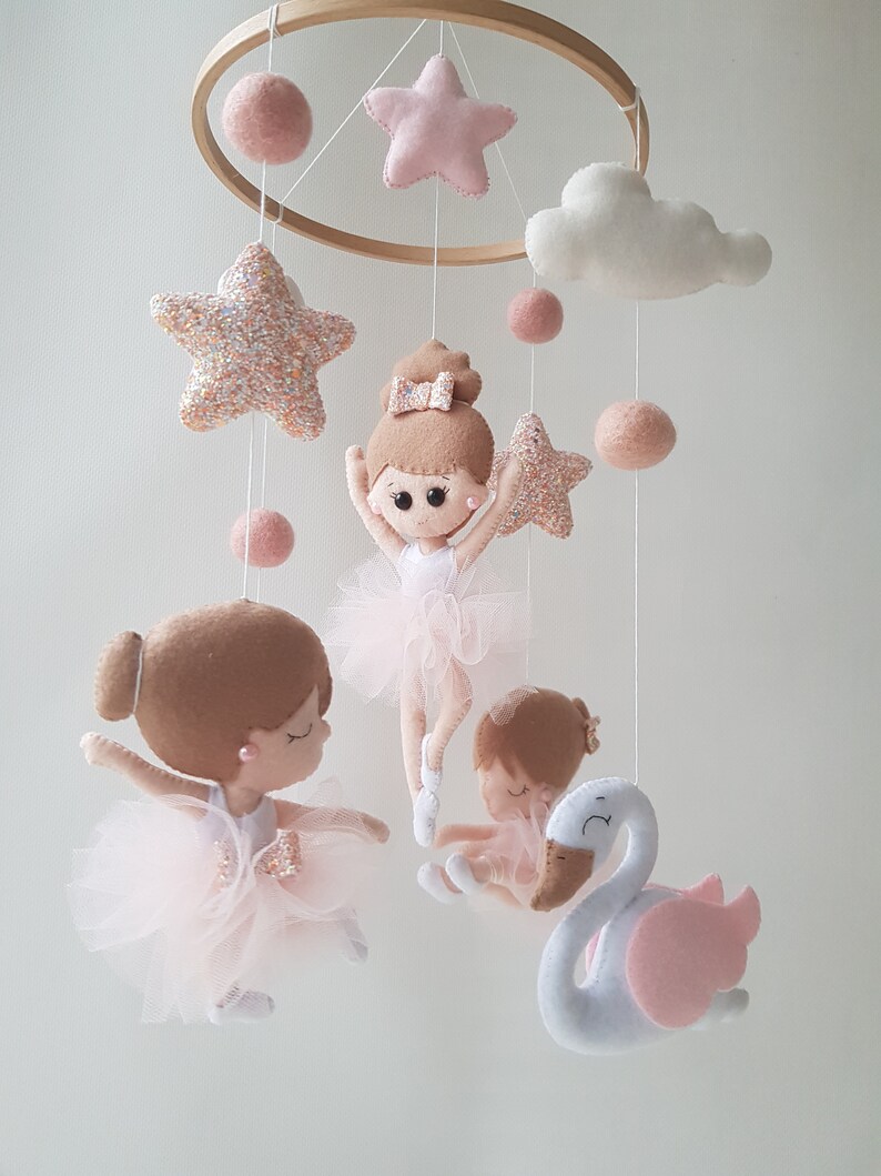Nursery Mobile Fairy Crib Mobile Girl Baby Mobile Ballet - Etsy