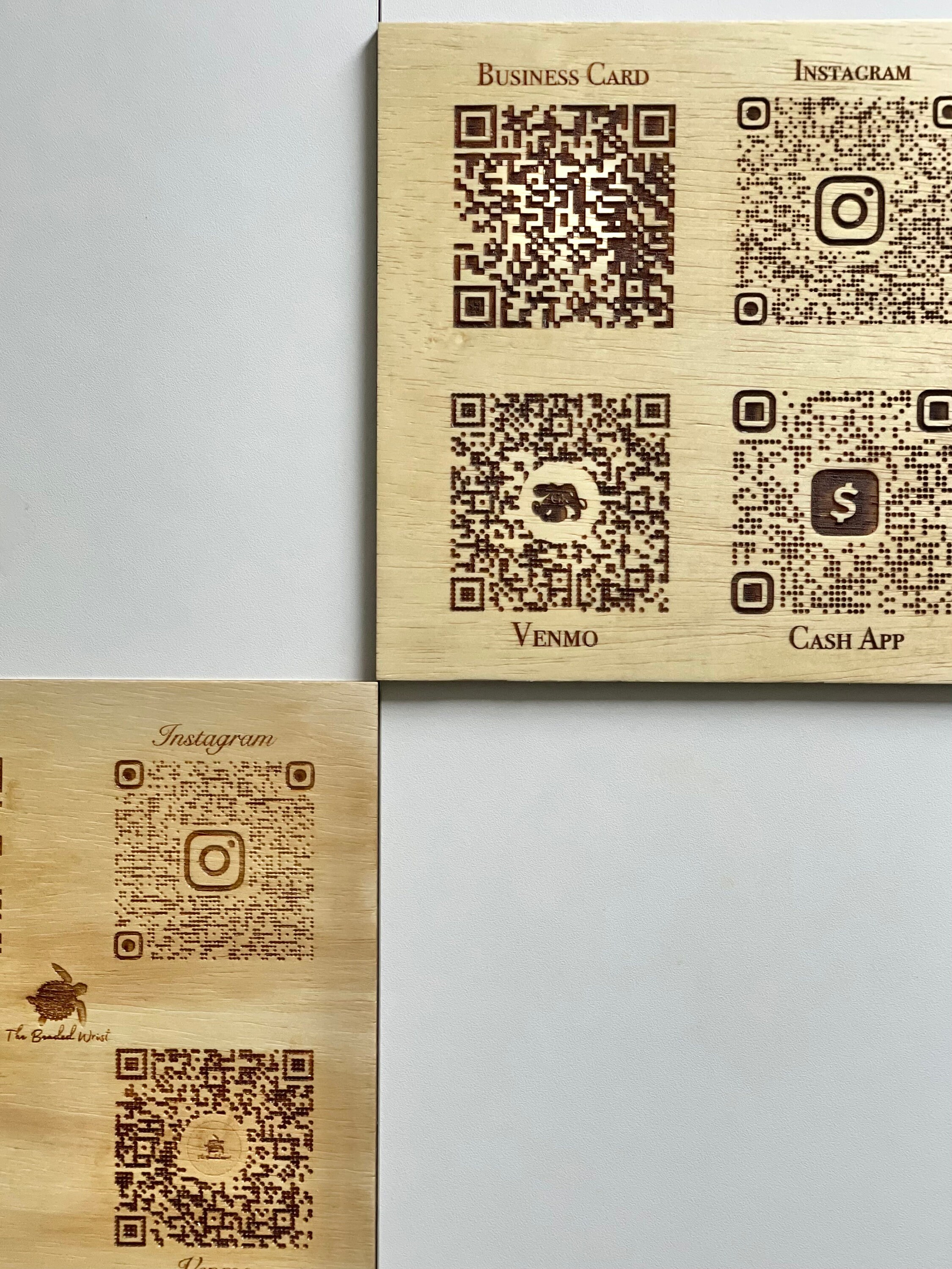 QR Code Wood Sign, Wooden Sign, QR Code Signage - Etsy