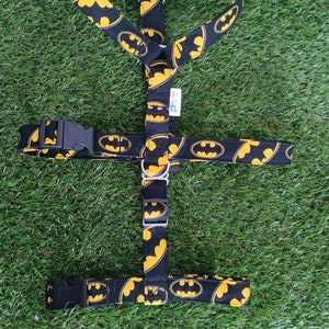 Adjustable Dog Harnesses, Safety Harness, Custom Batman Harness, Custom ...