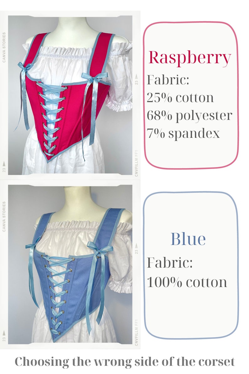 Renaissance Corset Top, Ren Faire Custom Corset, Plus Size Underbust ...
