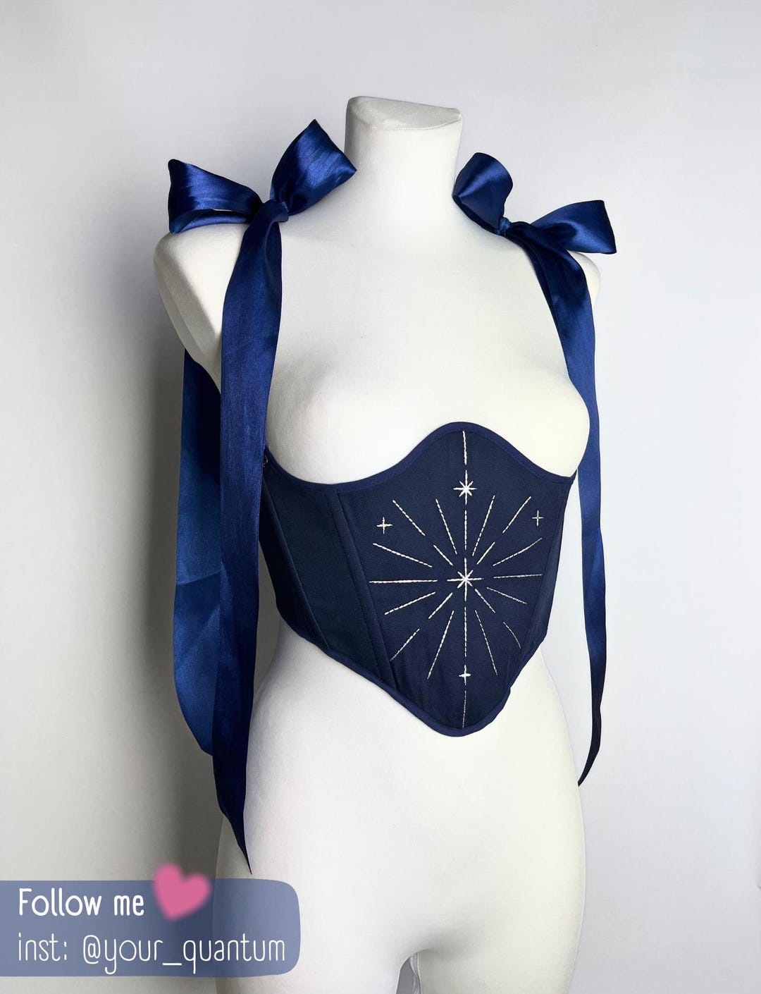 Reversible Corset Belt, Celestial Corset With Straps, Ren Faire ...