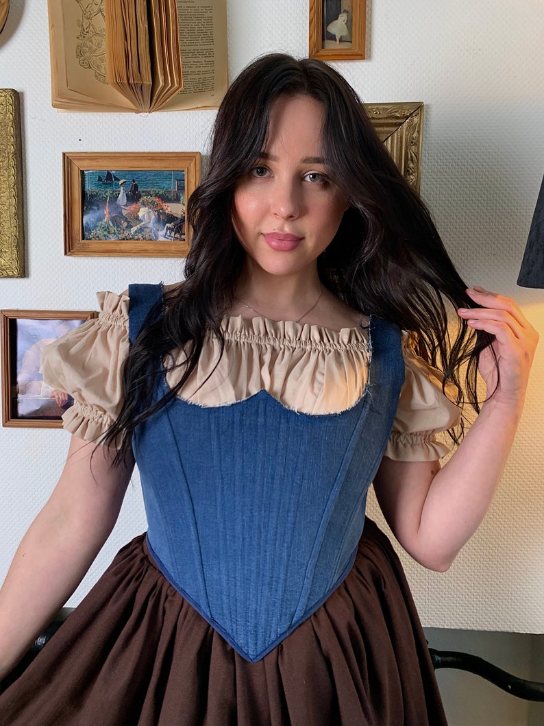 Renaissance Corset Underbust Corset Plus Size Corset Top Etsy
