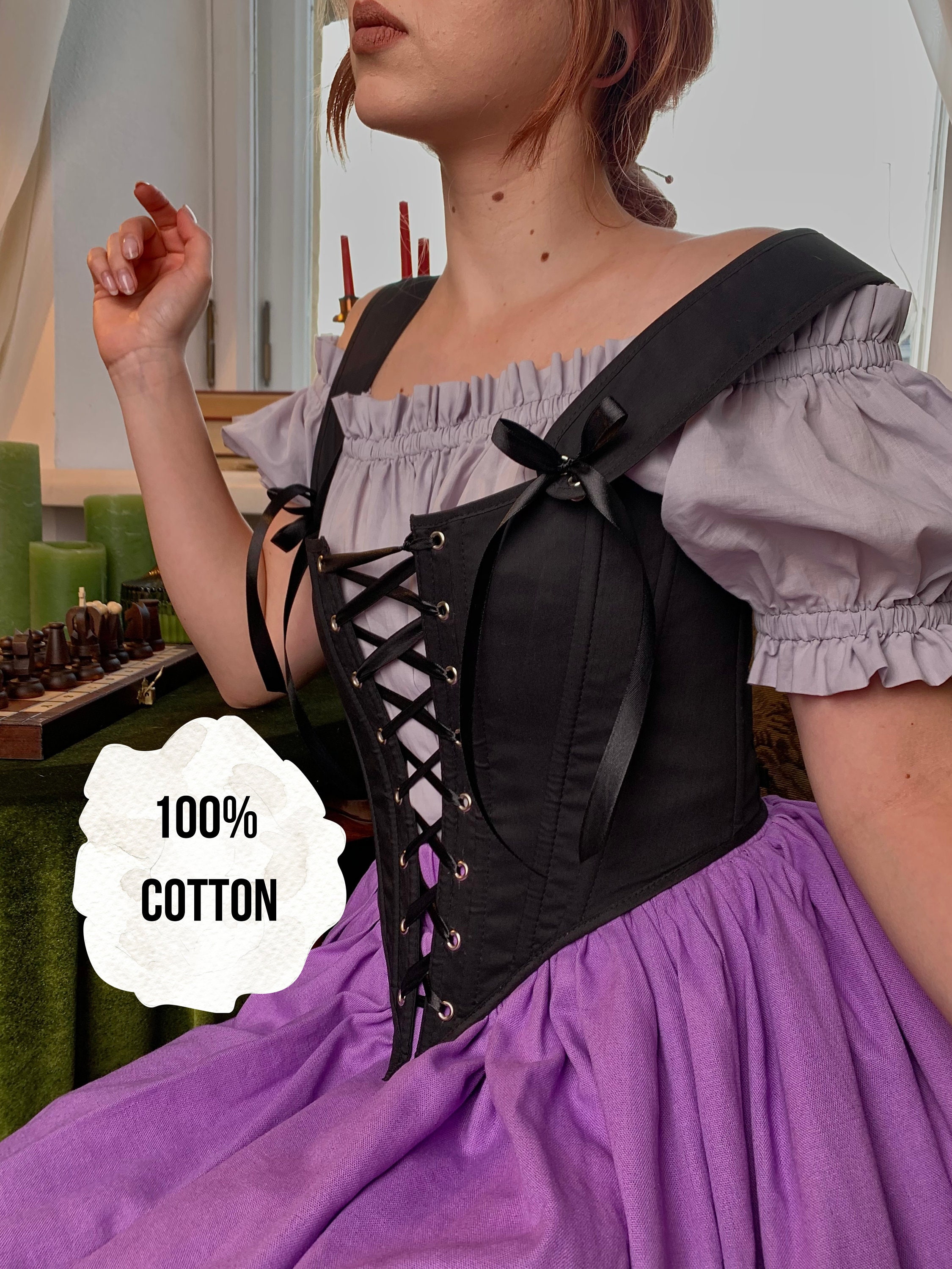 Renaissance Corset Top, 1830s Custom Corset, Plus Size Corset, Custom ...