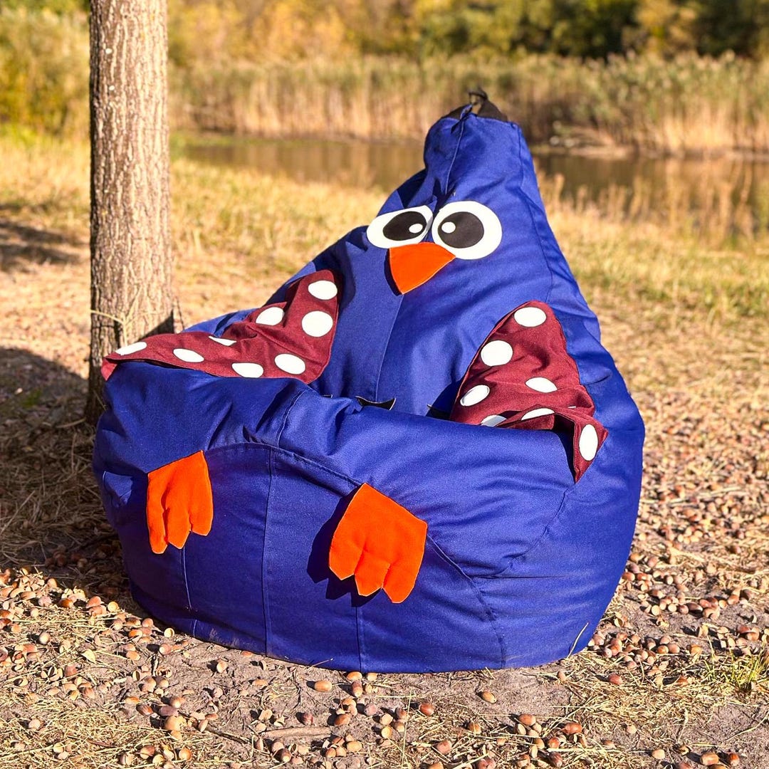 Bean Sack Chair, Bean Bag Chair Owl-shaped, Original Owl Shaped No ...