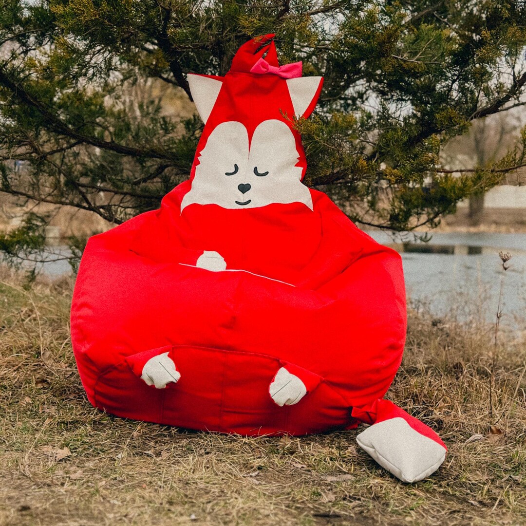 Large Bean Bag Chairs, Fox Bean Bag Chair, Customized Bean Bag, Bean ...