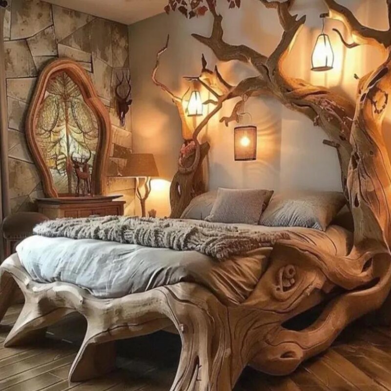 King Bed Frame - Etsy