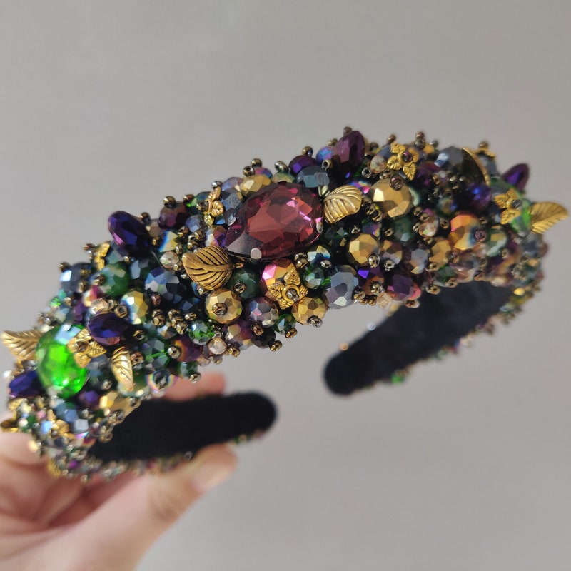 Jeweled Headbands - Etsy