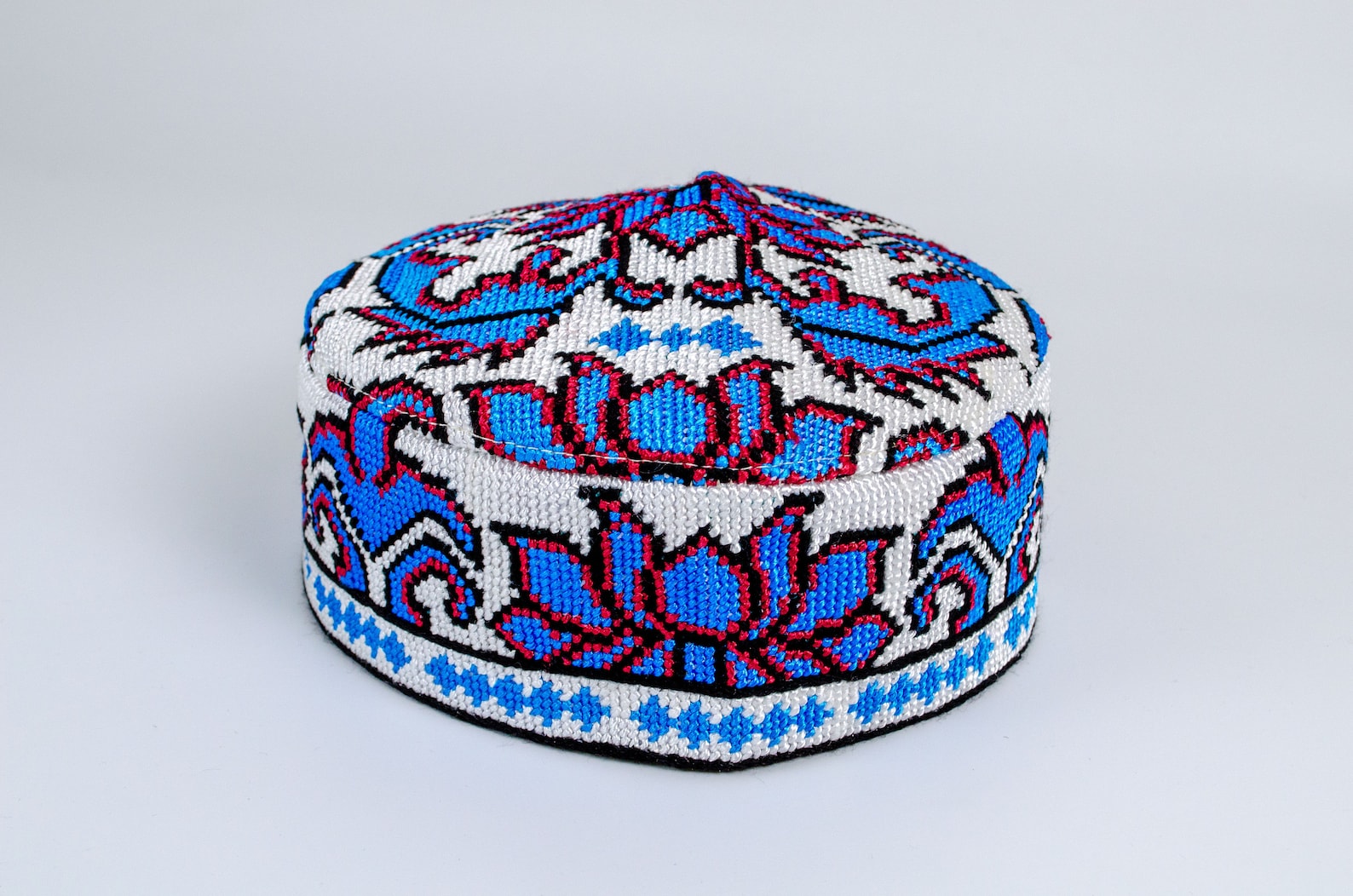 Uzbek Doppi Skullcap for Men & Women - Headwear Traditional Uzbek Hat ...