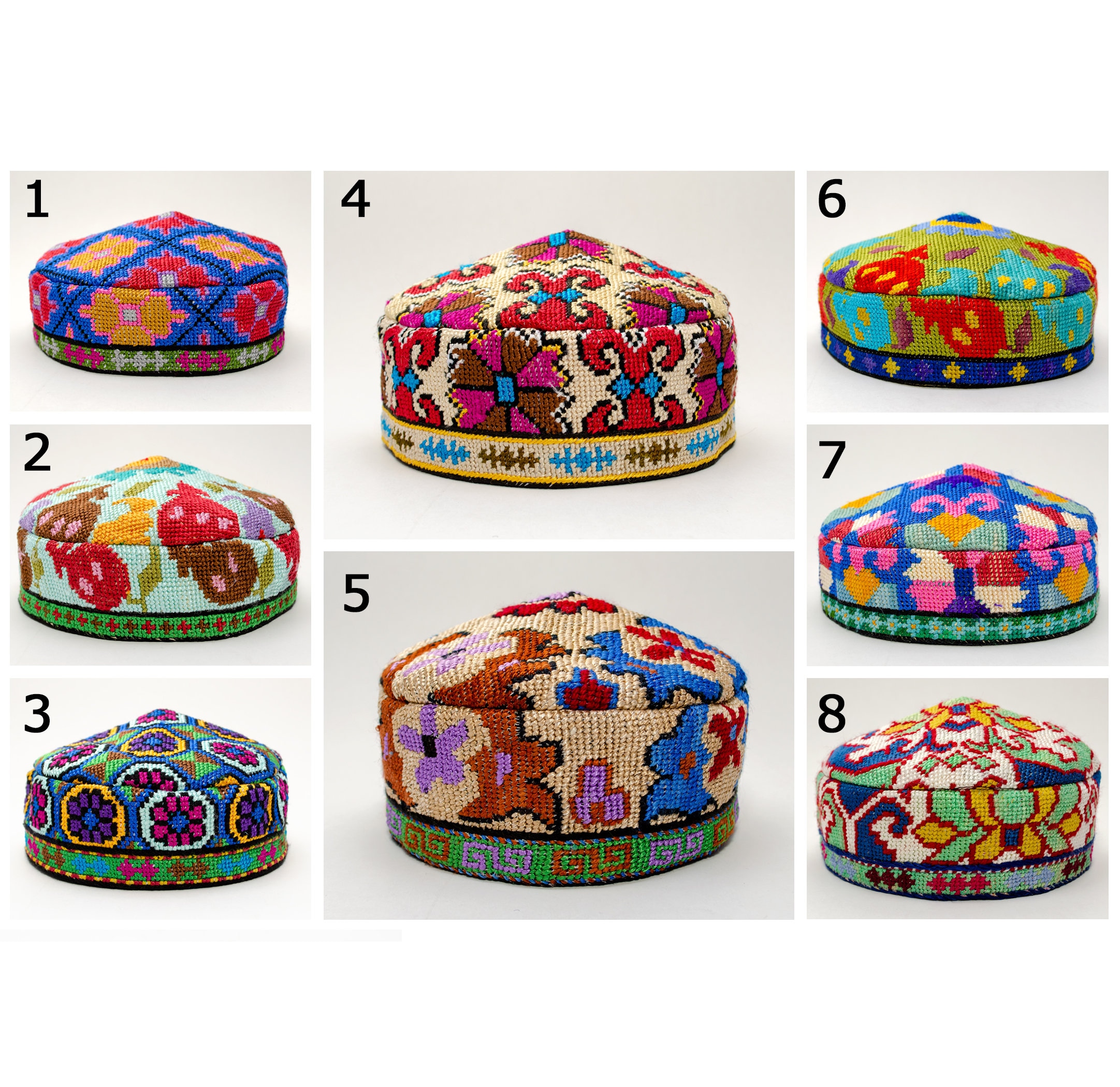Choose Small Size Uzbek Hat Doppi Kufi Cap Best Quality - Etsy