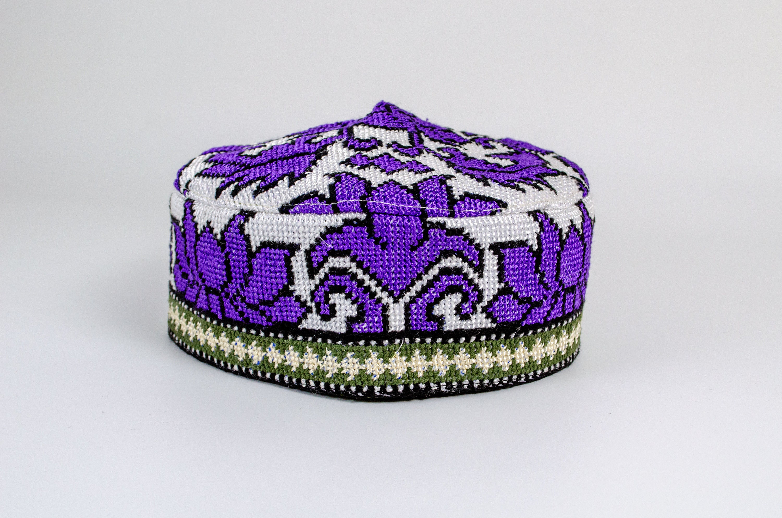 Uzbek Doppi Skullcap for Men & Women - Headwear Traditional Uzbek Hat ...