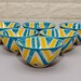 Uzbek Piala Ikat Ceramic Bowl Handmade Hand Painted Vibrant Traditional ...