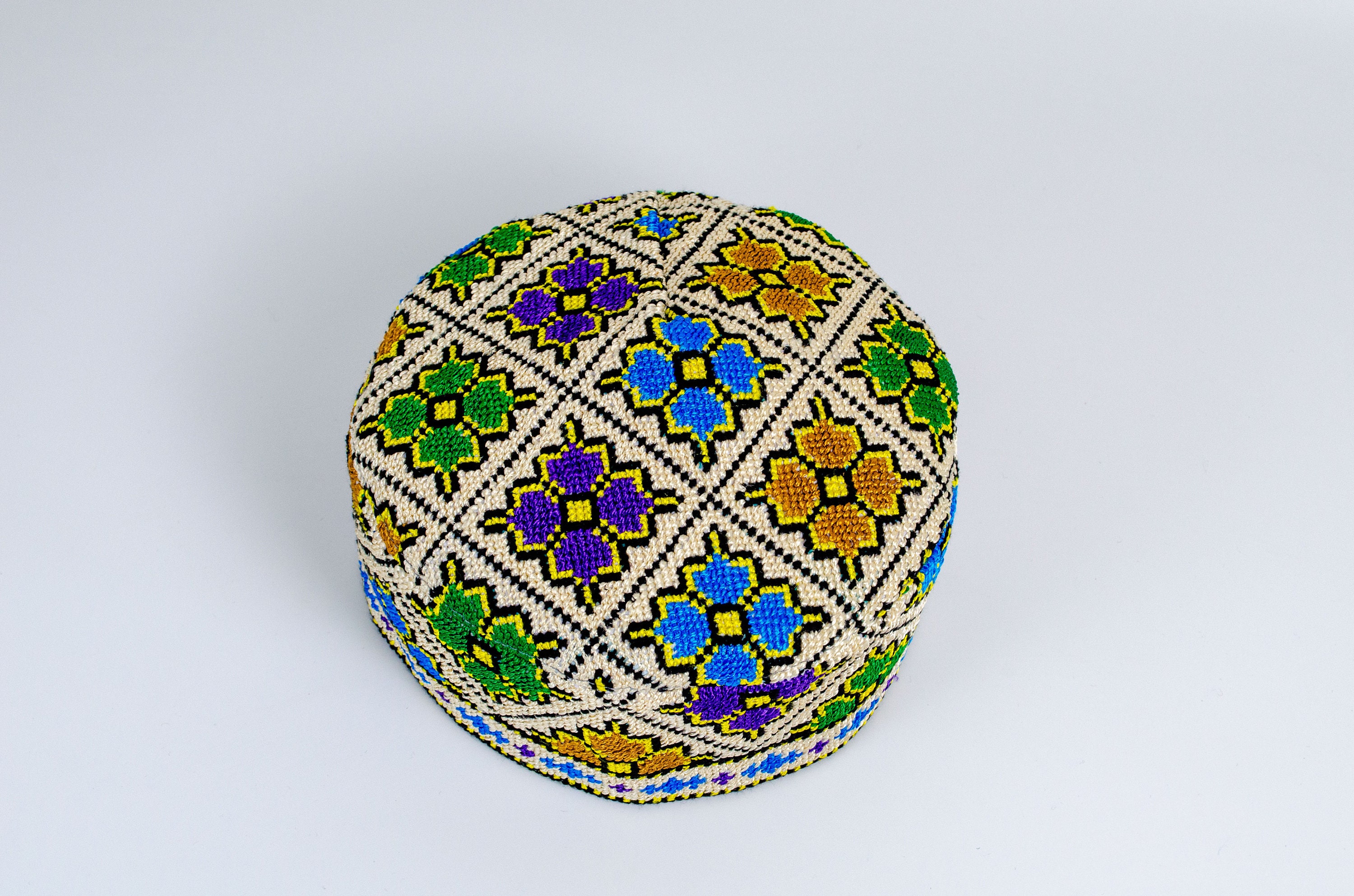 Uzbek Doppi Skullcap for Men & Women Headwear Traditional Uzbek Hat ...