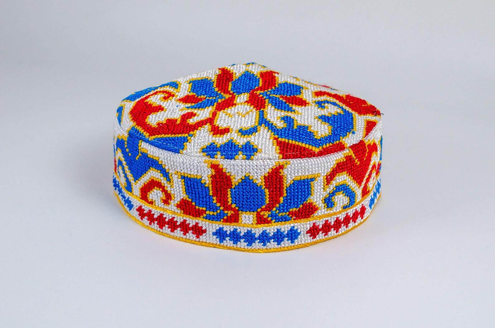 Uzbek Doppi Skullcap for Men & Women - Headwear Traditional Uzbek Hat ...