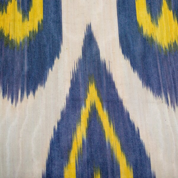 Blue Ikat Curtains - Etsy