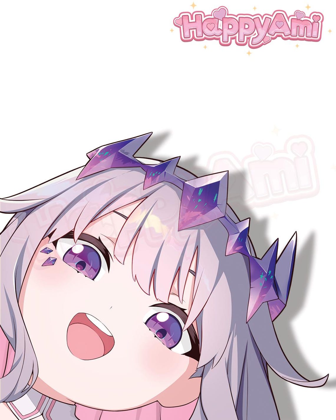 Vtuber Corner Peeker Stickers - Etsy