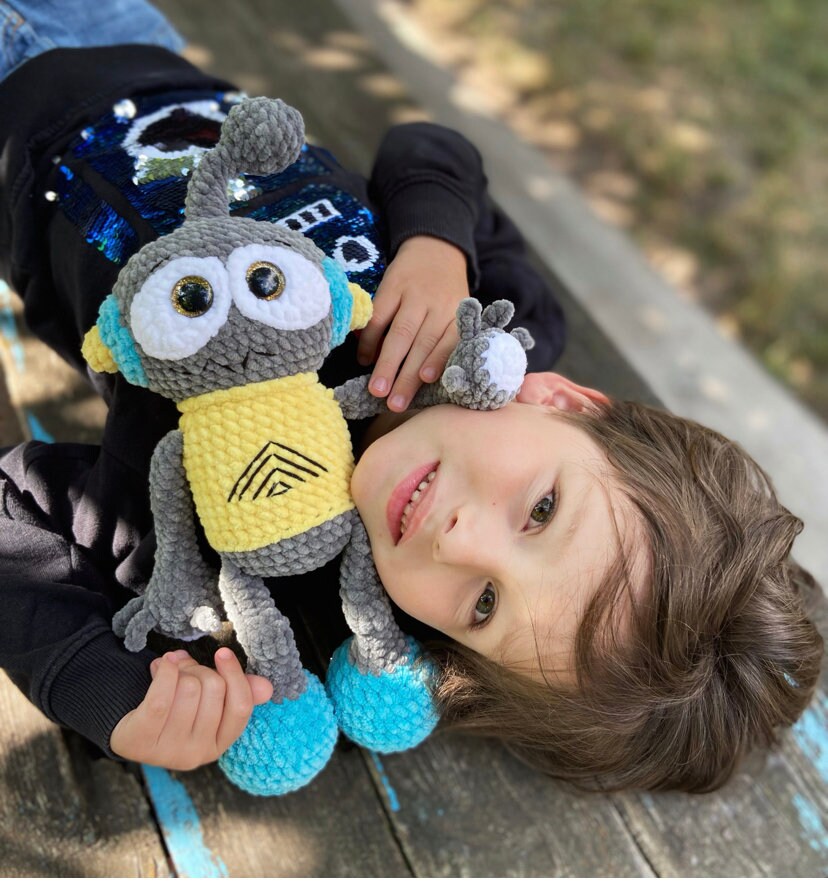 Knitted Robot. Robot Gift for a Boy. Crochet Robot - Etsy