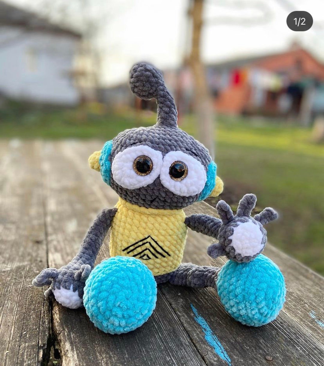 Knitted Robot. Robot Gift for a Boy. Crochet Robot - Etsy