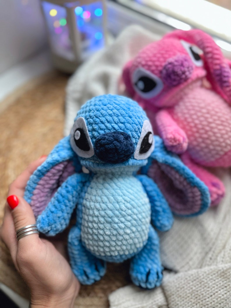 Stitch Plush. Crochet Stitch. Crochet Lilo and Stitch.knitted Toy ...