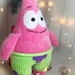 Patrick Handmade. Handmade Cartoon Hero. Crochet Cartoon Characters ...