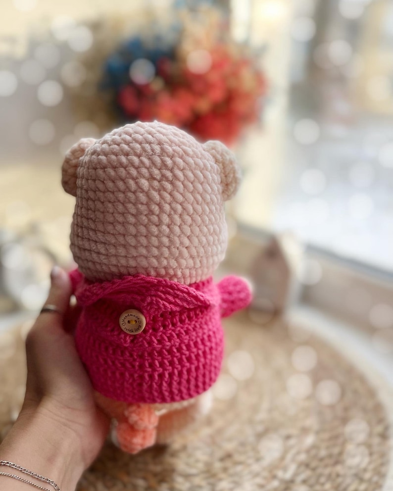 Crochet Pig. Big Pig. Waddles Pig . Cartoon Pig. Mabel Pig - Etsy