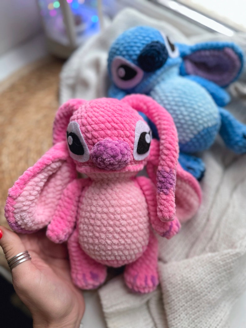 Stitch Plush. Crochet Stitch. Crochet Lilo and Stitch.knitted Toy ...