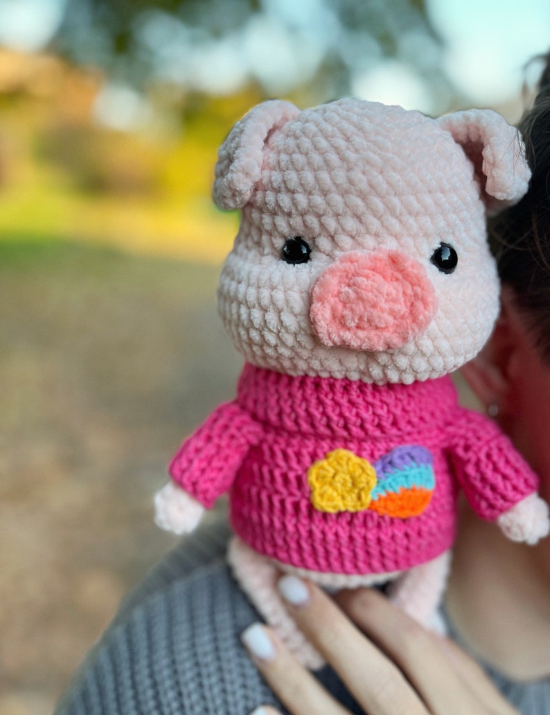 Crochet Pig. Big Pig. Waddles Pig . Cartoon Pig. Mabel Pig - Etsy