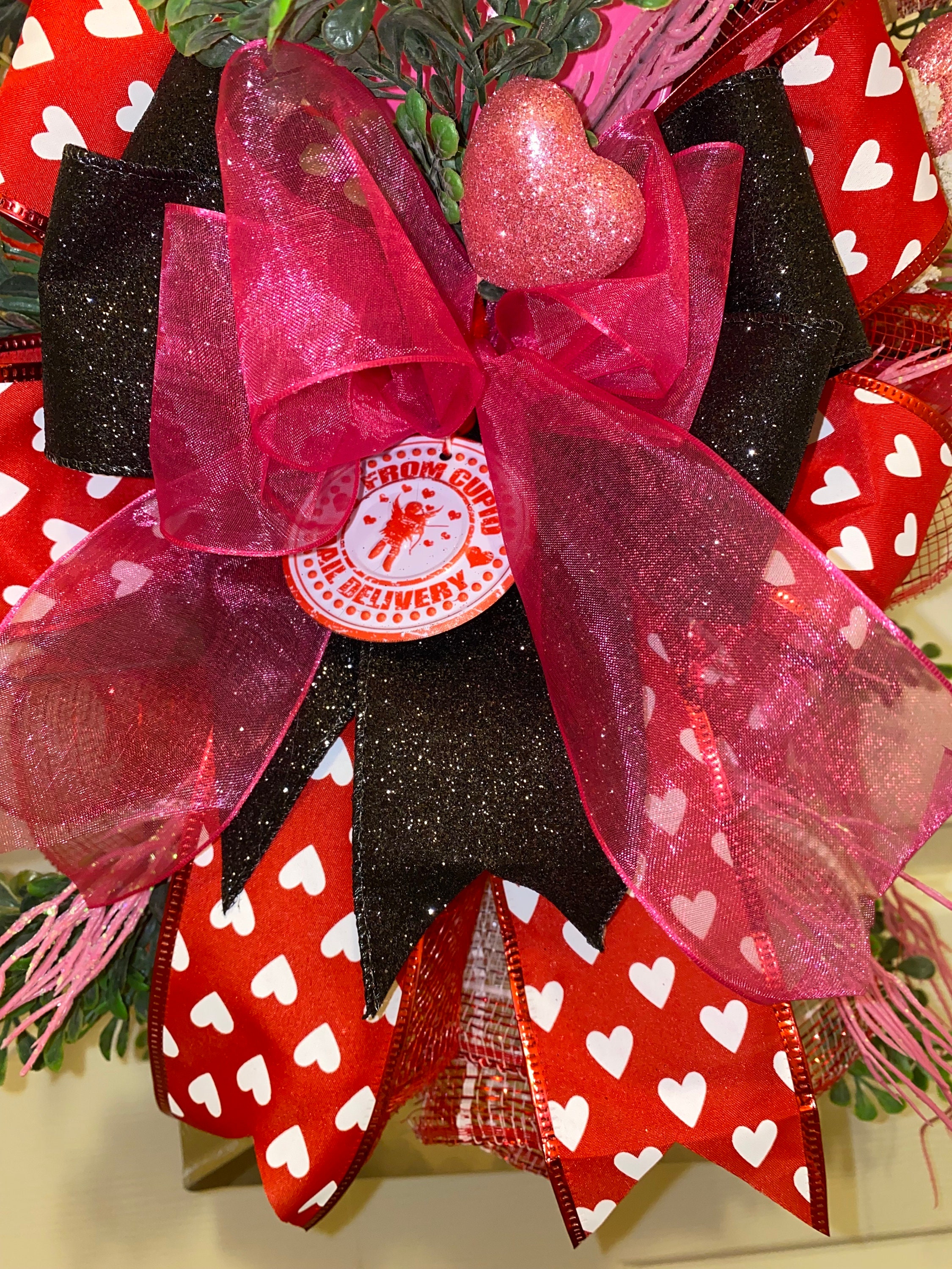 Cupid Delivery Valentines Day Front Door Swag, Valentines Day Door ...