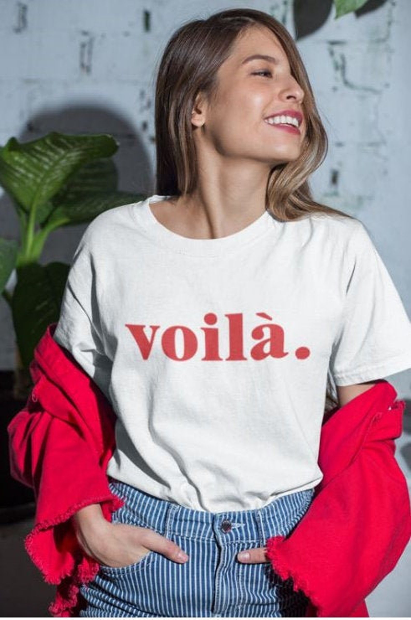 Voila T-Shirt Voilà T-Shirt Voila French Shirt Voilà. Shirt | Etsy