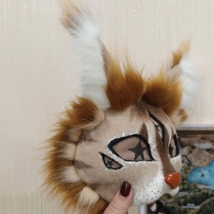 Gift for Therians and Furries Fox Mask Handcrafted Cosplay Quadrobics ...