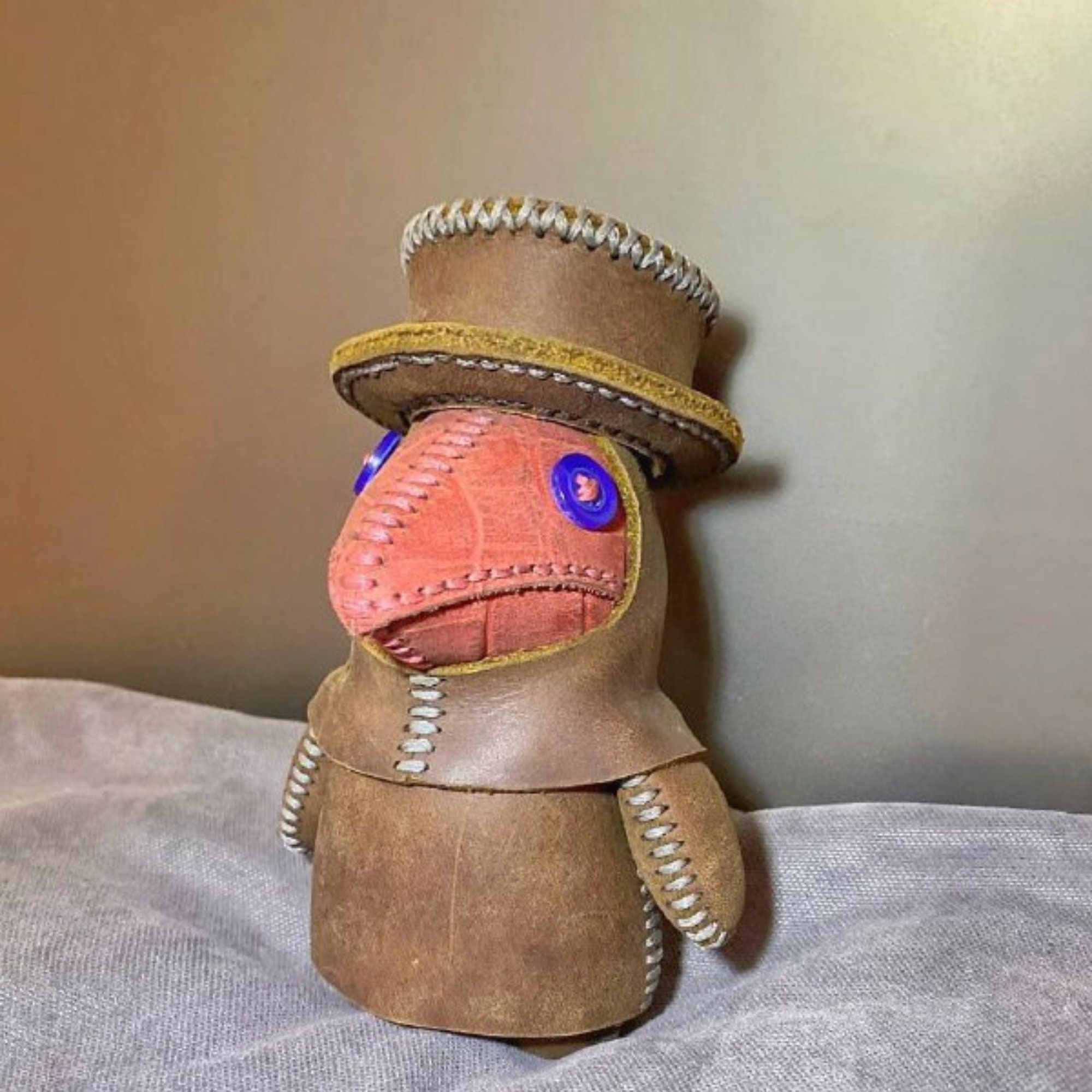 Historical Character Doll Plague Doctor Art, Cottagecore Doll, During ...