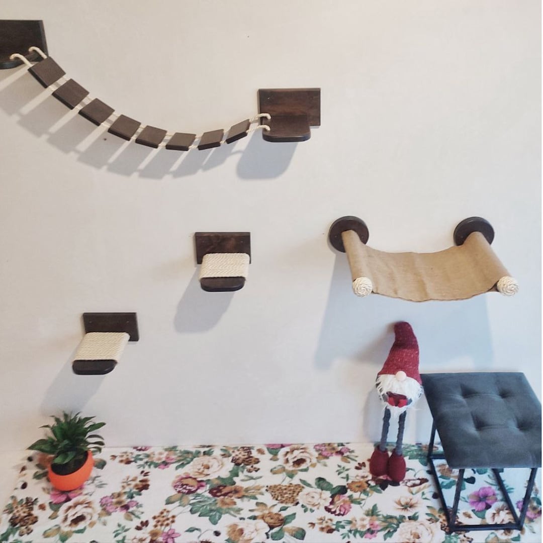 Cat Ceiling Walkway, Furniture Mounted Bridge, Cat Condo, Cat Climbing ...